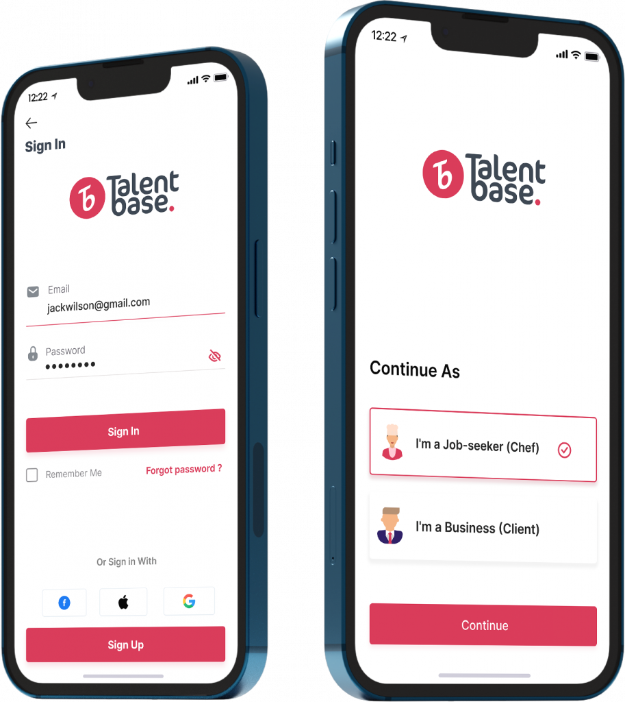 Talentbase | The Temporary Chef App For Chefs & Hospitality Businesses
